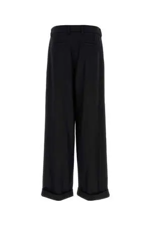 Dolce & Gabbana Wool Wide-leg Pant