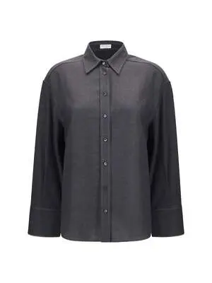 Brunello Cucinelli Virgin Wool Shirt - Gray
