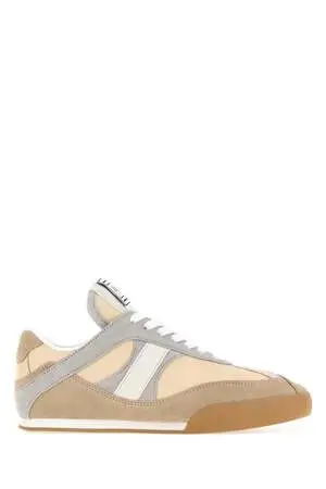 Chloé Leather And Suede Kick Sneakers