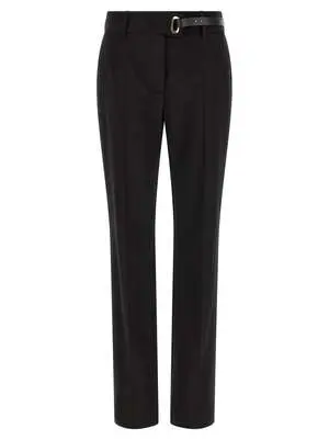 Sportmax Tailored Straight Leg Trousers - Black