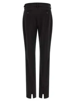 Sportmax Tailored Straight Leg Trousers - Black