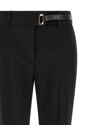 Sportmax Tailored Straight Leg Trousers - Black