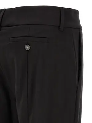 Sportmax Tailored Straight Leg Trousers - Black