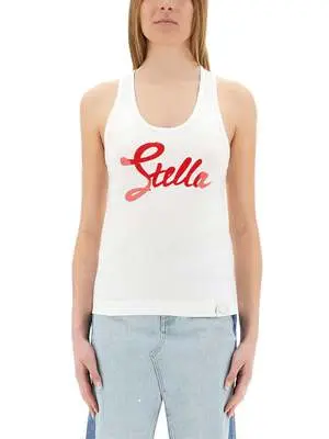Stella McCartney Logo Cotton Tank Top