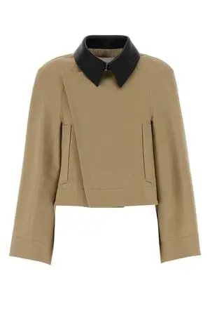 Givenchy Beige Cotton Blend Jacket - Brown
