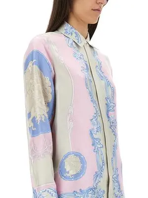 Versace Silk Shirt Cameo - Pink