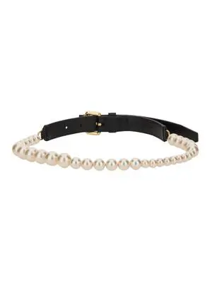 Moschino Belt With Pearls