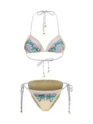 Zimmermann Indra Crochet Detail Bikini - Multicolor