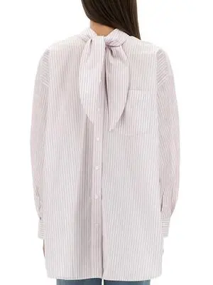 Victoria Beckham Blouse With Knotted Collar