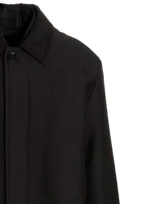 Valentino Garavani Pink Pp Collection Reversible Long Coat