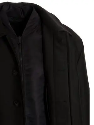 Valentino Garavani Pink Pp Collection Reversible Long Coat