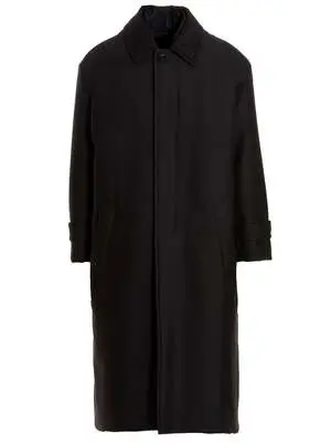 Valentino Garavani Reversible Long Coat - Black