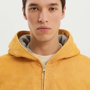 1989 STUDIO Suede Hooded Jacket