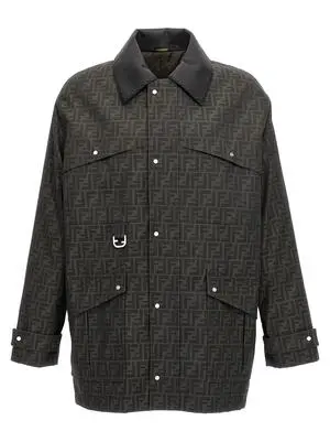 Fendi Ff' Jacket - Brown
