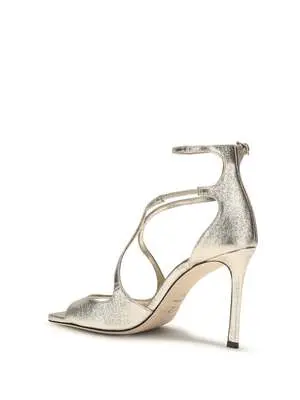 JIMMY CHOO Glitter Sandals - Gold