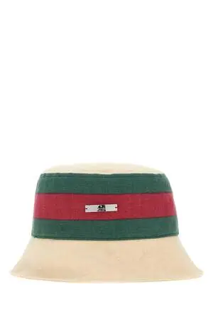 Gucci Sand Canvas Bucket Hat - Brown