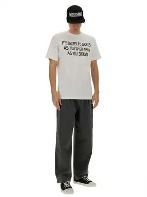 Moschino Message Print T-shirt
