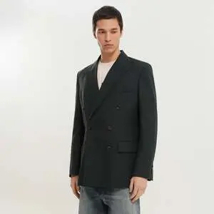 1989 STUDIO Dark Double-breasted Blazer
