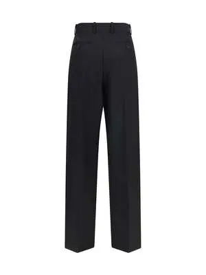 Givenchy Double-pleat Pants In Wool And Mohair