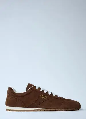 Prada Suede Sneakers - Brown