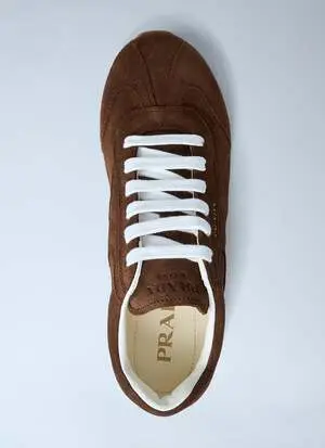Prada Suede Sneakers - Brown