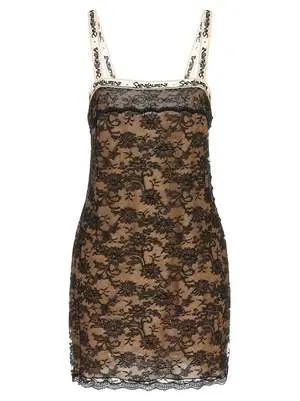 Saint Laurent Lace Slip Dress