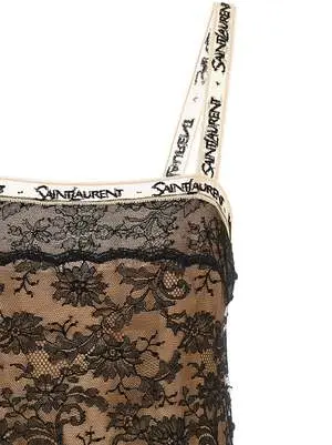 Saint Laurent Lace Slip Dress