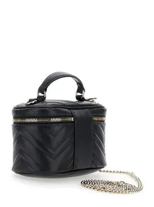 Gucci Handbag With Chain Strap And Gg Plaque - Multicolor