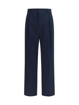 Valentino Garavani Straight Pants - Blue