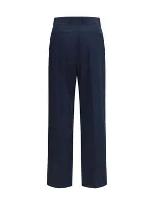 Valentino Garavani Straight Pants - Blue