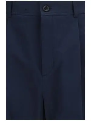 Valentino Garavani Straight Pants - Blue