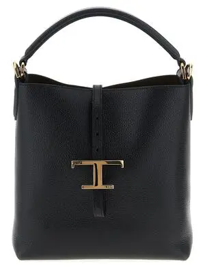 TOD'S Tod's Women 'T Timeless' Mini Bucket Bag Black