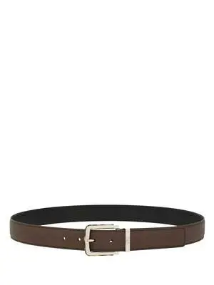 FERRAGAMO Two-tone Reversible Belt - Brown