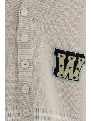 Off-White Star Logo Diagonal Varsity Cardigan