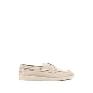 Prada Prada Neutrals Boat Shoes Men Cream