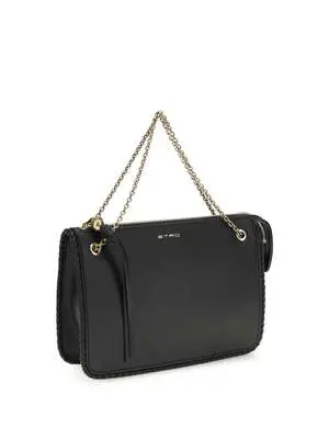 Etro Leather Crossbody Clutch