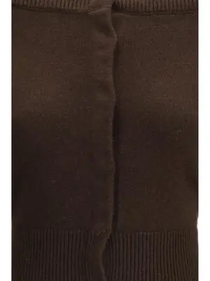 TOM FORD Cashmere Open-neck Shrunken Cardigan - Brown