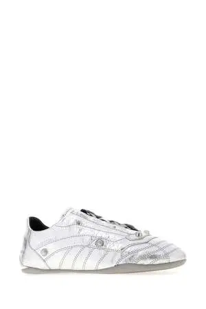 Balenciaga Leather City Sneakers - Orange