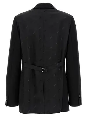 Moschino Single-breasted Martingale Blazer