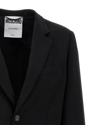 Moschino Single-breasted Martingale Blazer
