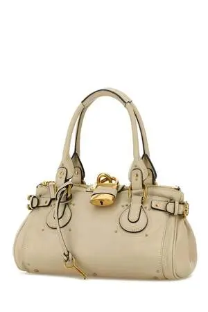 Chloé Sand Leather Paddington Shoulder Bag - Brown