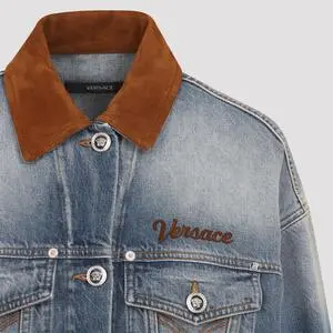 Versace Denim Stone Wash Blouson