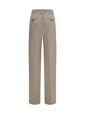 Kiton Cashmere Drawstring Pants