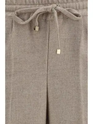 Kiton Cashmere Drawstring Pants
