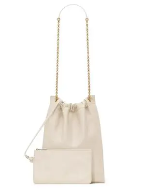 Saint Laurent Jamie Ponchon Bag - Cream