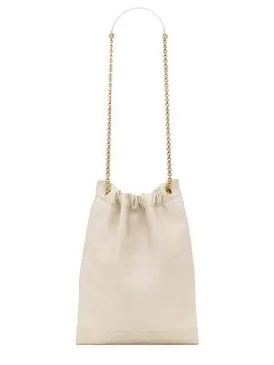 Saint Laurent Jamie Ponchon Bag - Cream