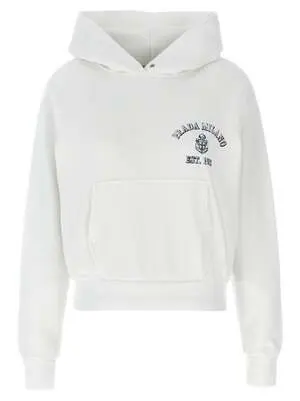Prada Cotton Hoodie - White