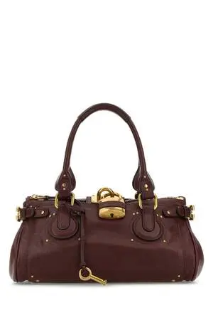 Chloé Chocolate Leather Paddington Shoulder Bag - Brown