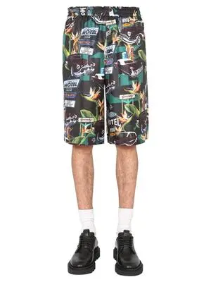 Givenchy Silk Bermuda - Black