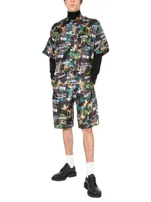 Givenchy Silk Bermuda - Black